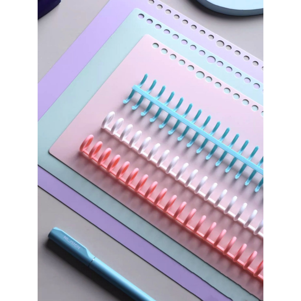 Jual Ring Binder DIY Spiral Binder/loose leaf Binding Strip 30 Lubang ...