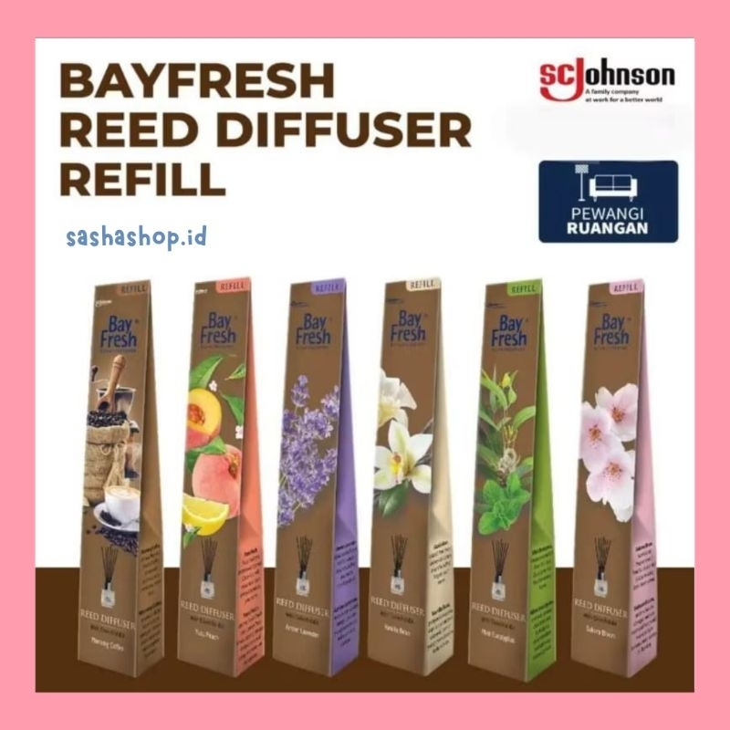 Jual BAYFRESH BAY FRESH REED DIFFUSER REFILL 30ML PEWANGI RUANGAN ...