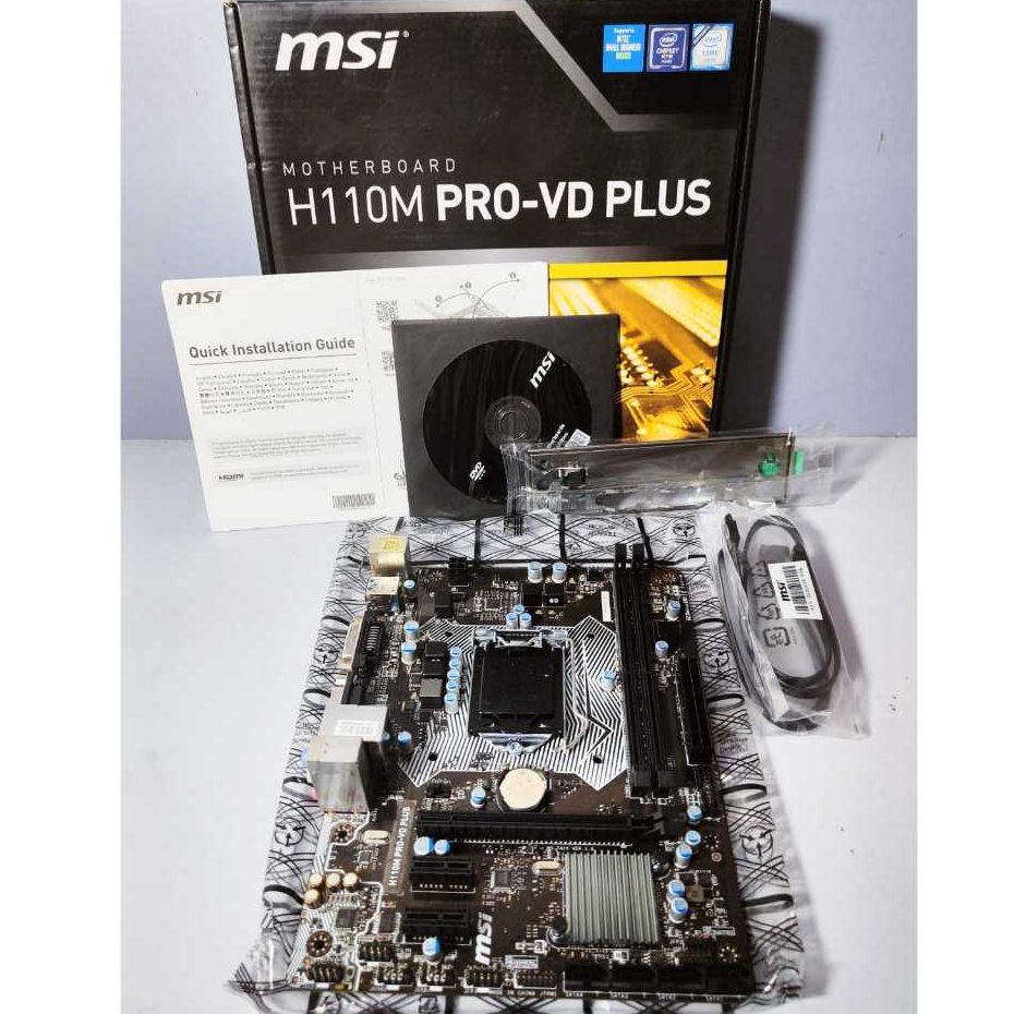 Jual Promo Motherboard H110M PRO-VD Plus Socket 1151 Support Gen 6 Termurah New Open Box ...