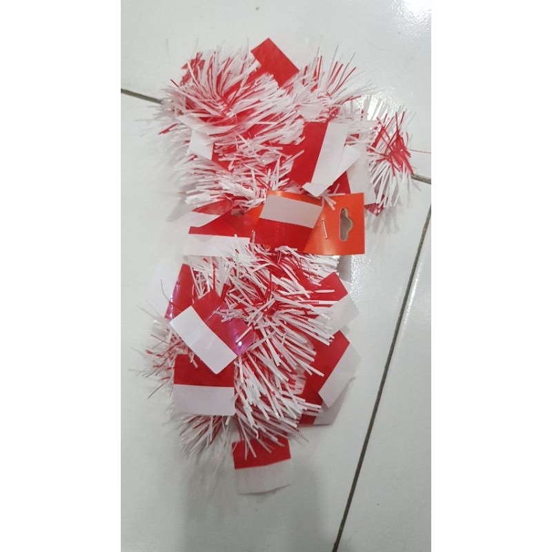 Jual Slinger Merah Putih Tensil Hiasan HUT RI / Rumbai Dirgahayu ...