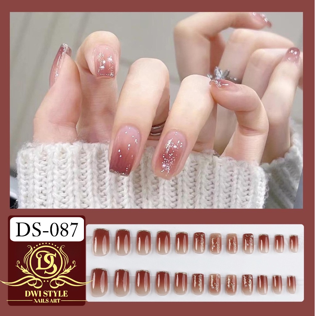 Jual Dwistyle Nails Kuku Palsu Cantik Isi 24pcs DS087 | Shopee Indonesia