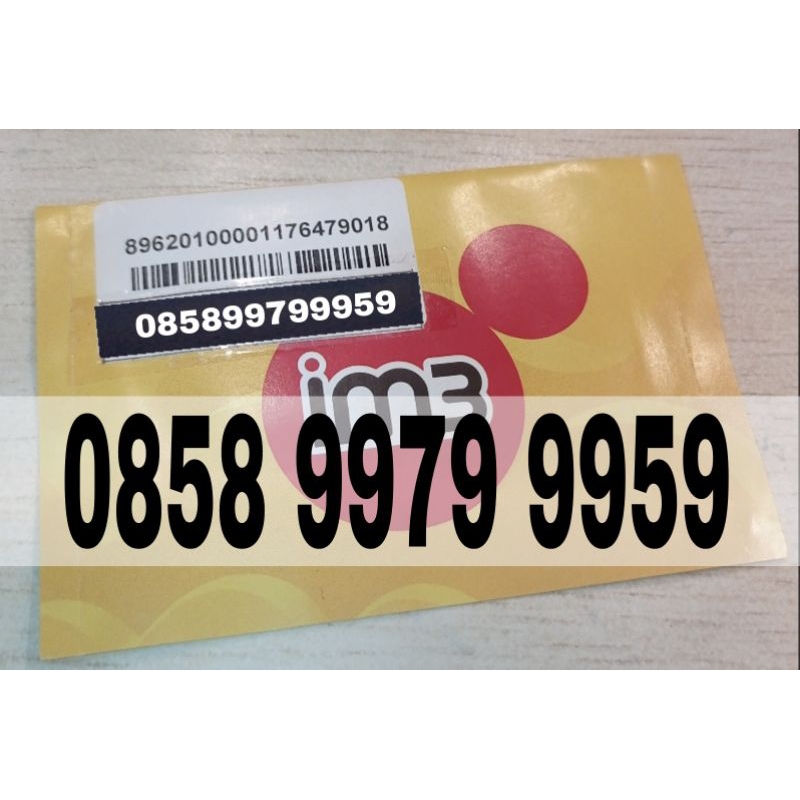 Jual Nomor cantik kartu Im3 Angka Super Rapi double ABCD Hoki 99 Nomor ...