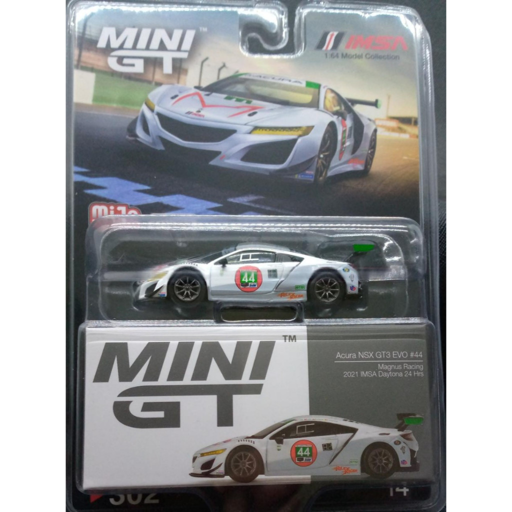 Jual MGT00302-MJ - MiniGT 1/64 Acura NSX GT3 EVO #44 Magnus Racing 2021 ...