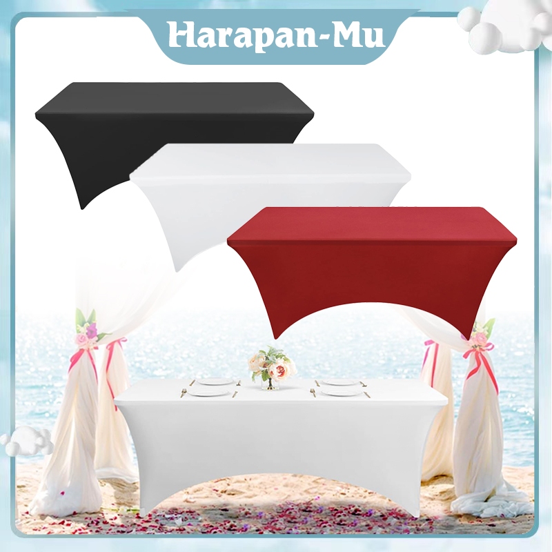 Jual Cover Meja Ketat 6ft Taplak Meja Tamu Cover Meja Wedding Pesta ...