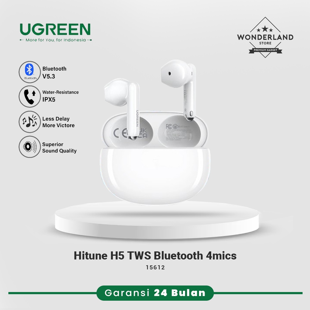 Jual Ugreen Hitune H5 TWS Bluetooth Headset 4 Mics Call Noise Reduction | Shopee Indonesia