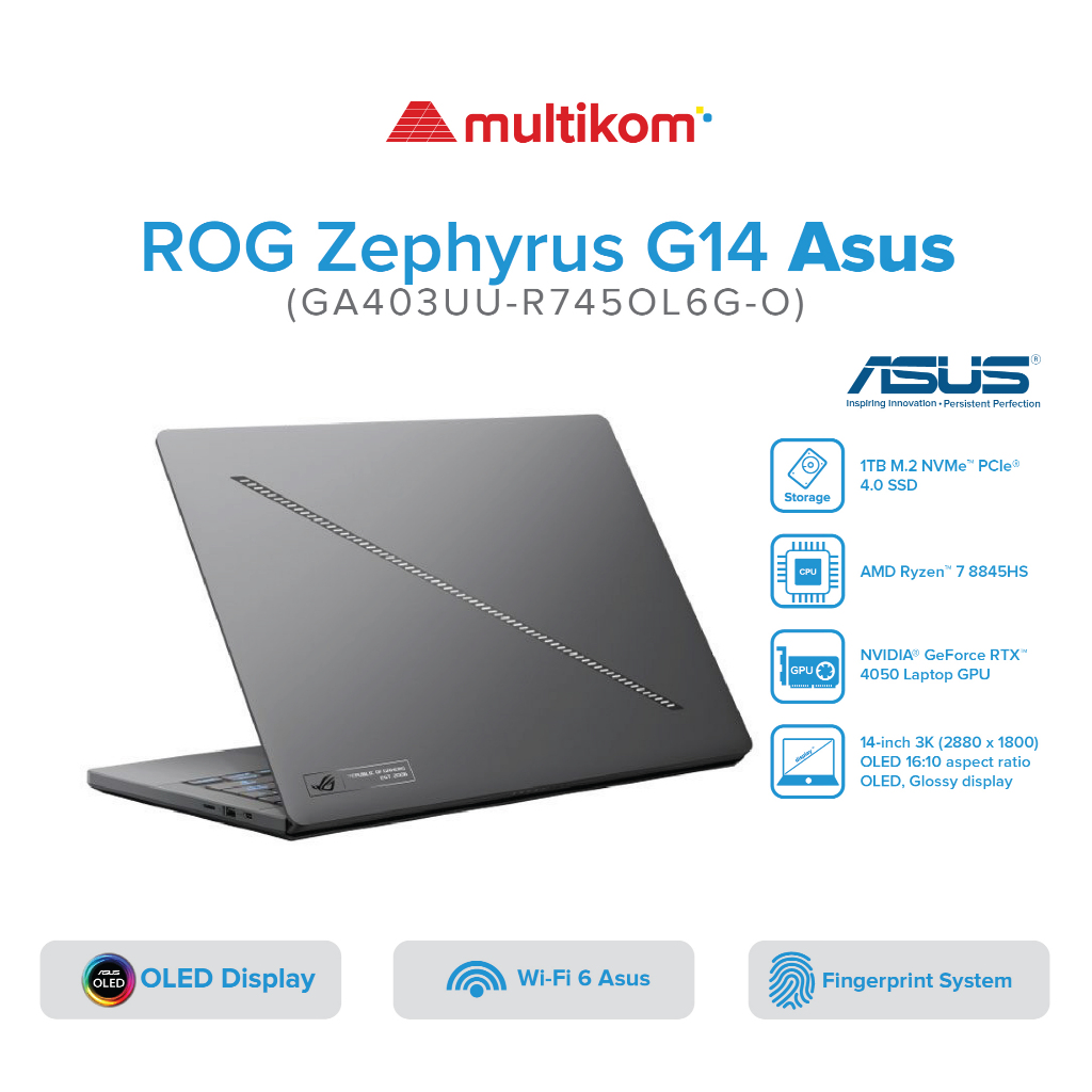 Jual Asus ROG Zephyrus G14 GA403UU-R745OL6G-O R7-8845HS 16GB 1TB ...