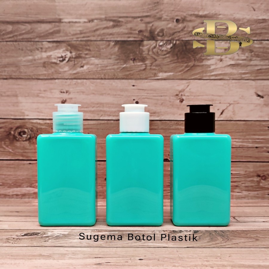 Jual Botol 100ml Kotak Plastik Pet Hijau Tutup Fliptop Model Jamur | Shopee Indonesia