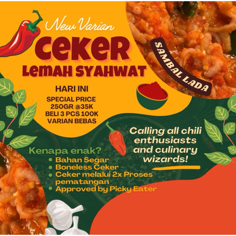 Jual SAMBAL LADA CEKER TANPA TULANG 200gr | Shopee Indonesia