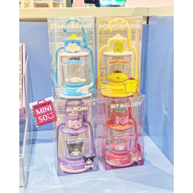Jual MINISO x SANRIO 🆕 Lampu Tidur LED / Night Light SANRIO Camping ...