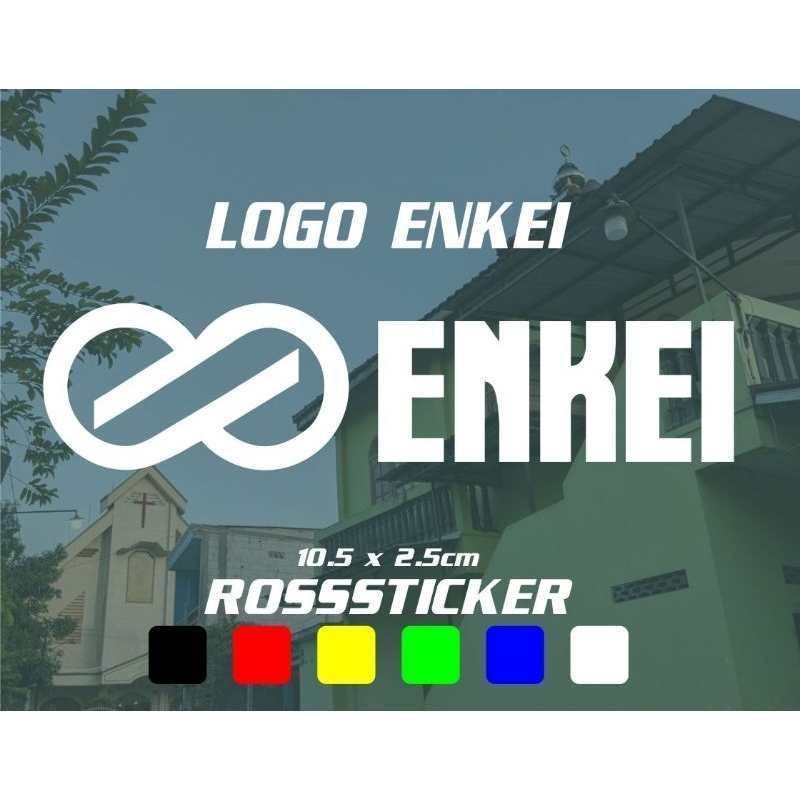Jual logo ENKEI sticker cutting custom terlaris | Shopee Indonesia