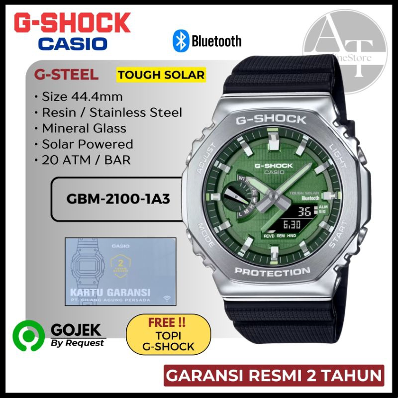 Jual Jam Tangan Pria Casio G-SHOCK GBM-2100A-1A3 GBM2100A ORIGINAL Garansi Resmi | Shopee Indonesia
