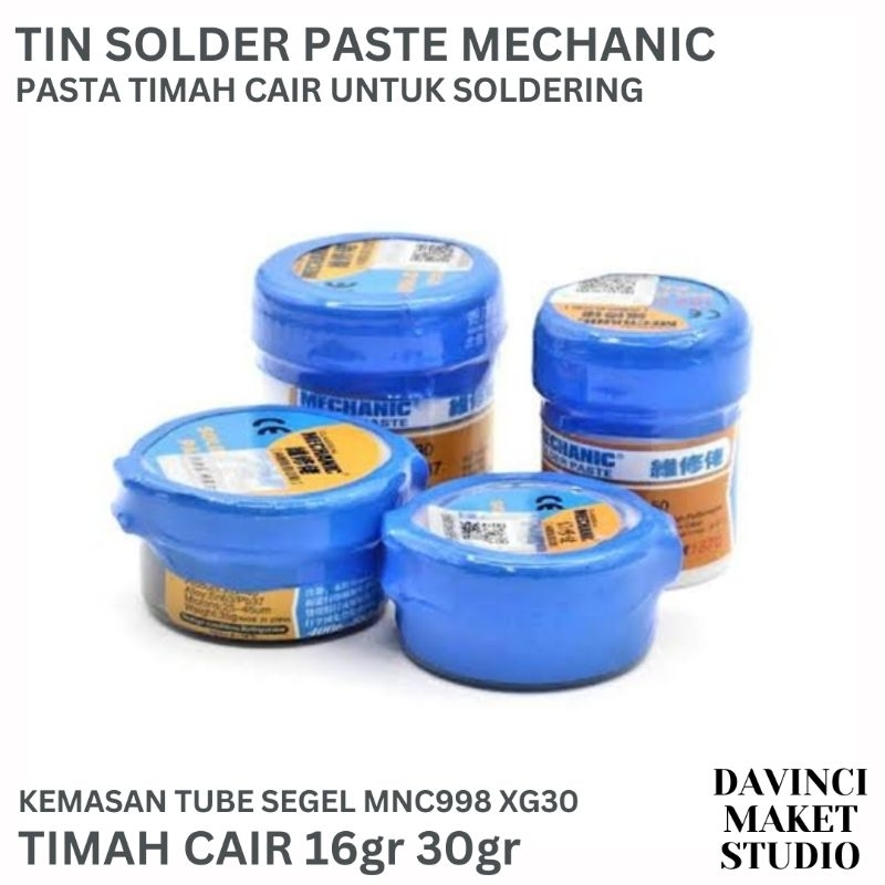 Jual (Tube) TIMAH PASTA TIMAH CAIR - SOLDER PASTE MECHANIC ORIGINAL ...