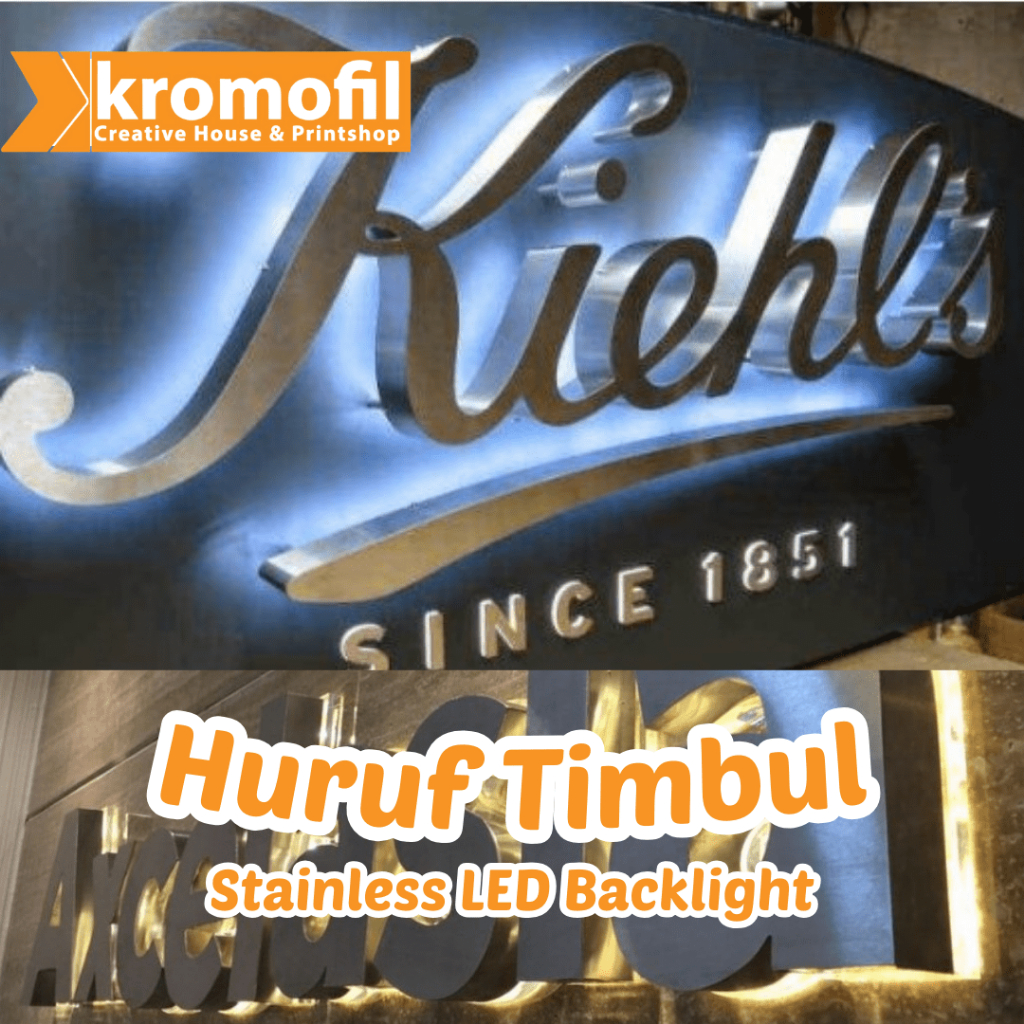 Jual Huruf Timbul Stainless LED Backlight Custom | Shopee Indonesia