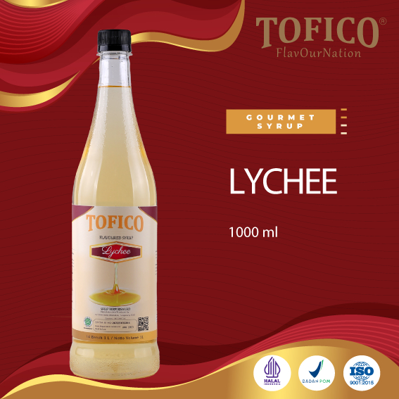 Jual Syrup Lychee Tofico / Sirup Rasa Leci Premium 1 Liter / Tofico ...