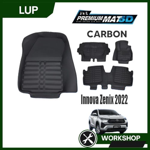 Jual Karpet Mobil Innova Zenix 2022 5D Jsl Mat Model Carbon Lup ...