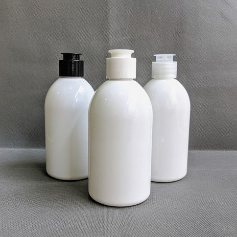 Jual Botol Oval 250ml Putih Fliptop Jamur N24 / Botol Fliptop Mushroom Neck 24 Oval 250ml White ...