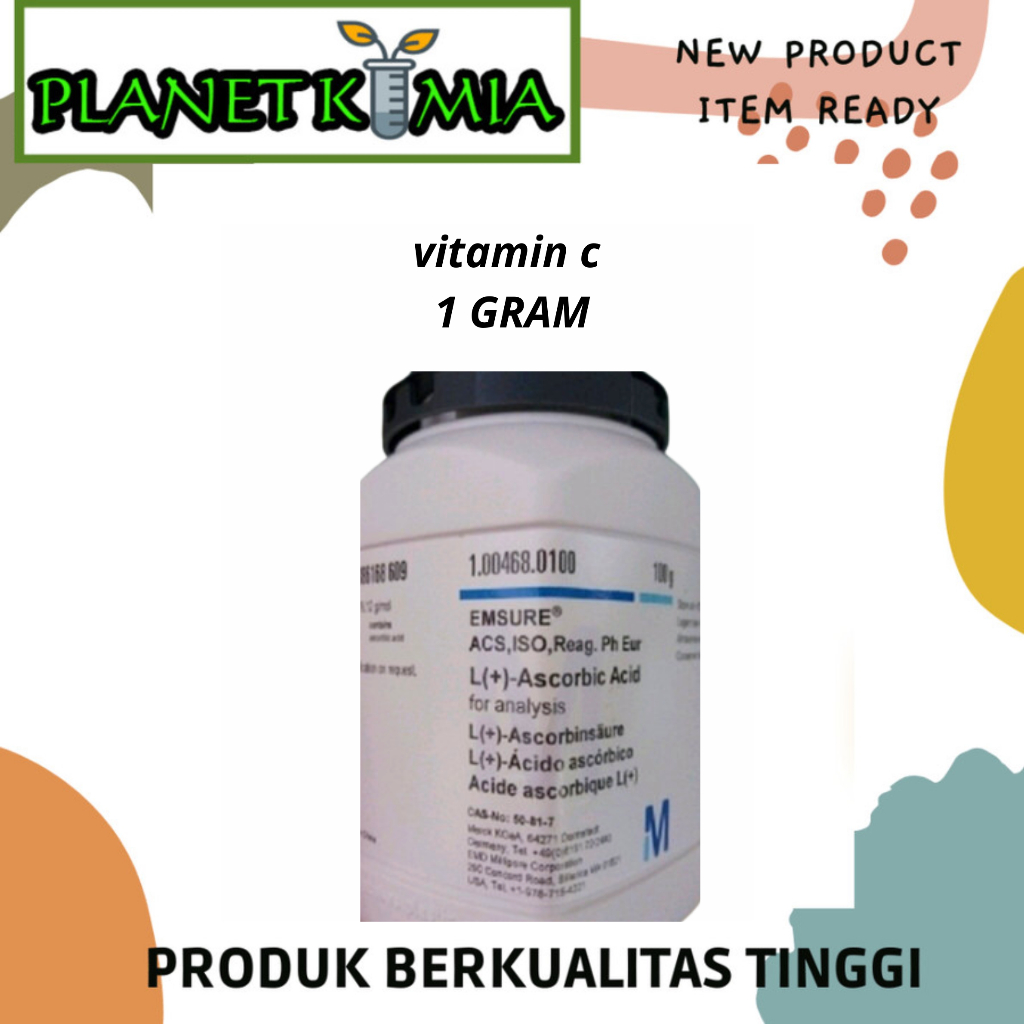 Jual Ascorbic Acid / Asam Askorbat / Vitamin C Pro Analisa Merck 1 Gram ...