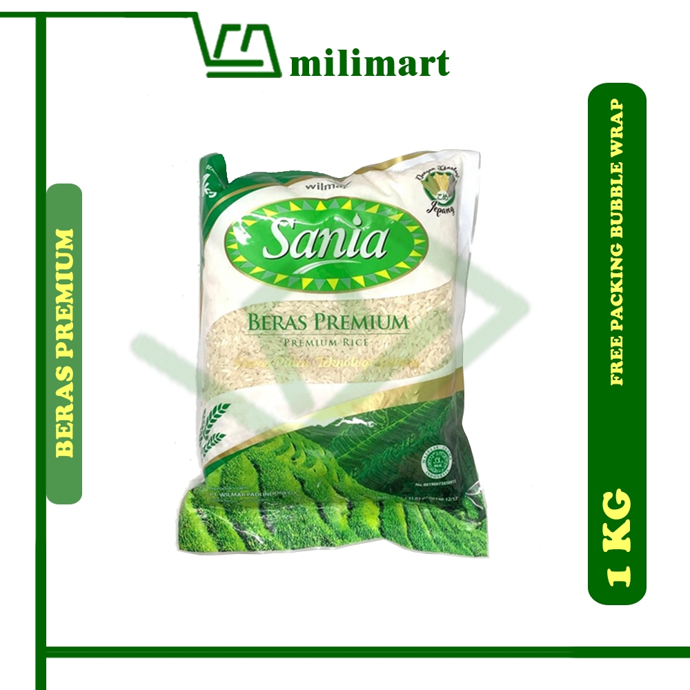 Jual BERAS PREMIUM SANIA KEMASAN 1 KG | Shopee Indonesia