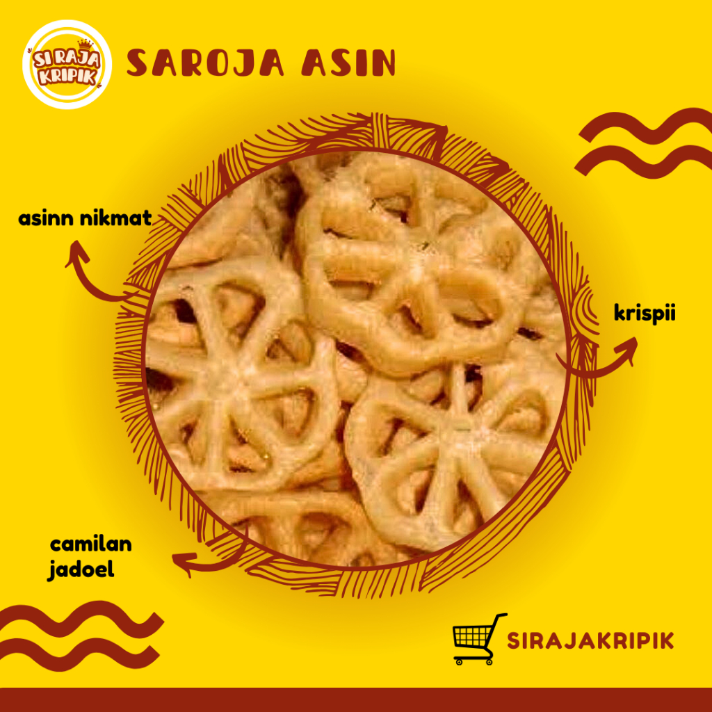 Jual SAROJA ASIN DAN MANIS | SIRAJA KRIPIK | JAJANAN DAN CEMILAN ...