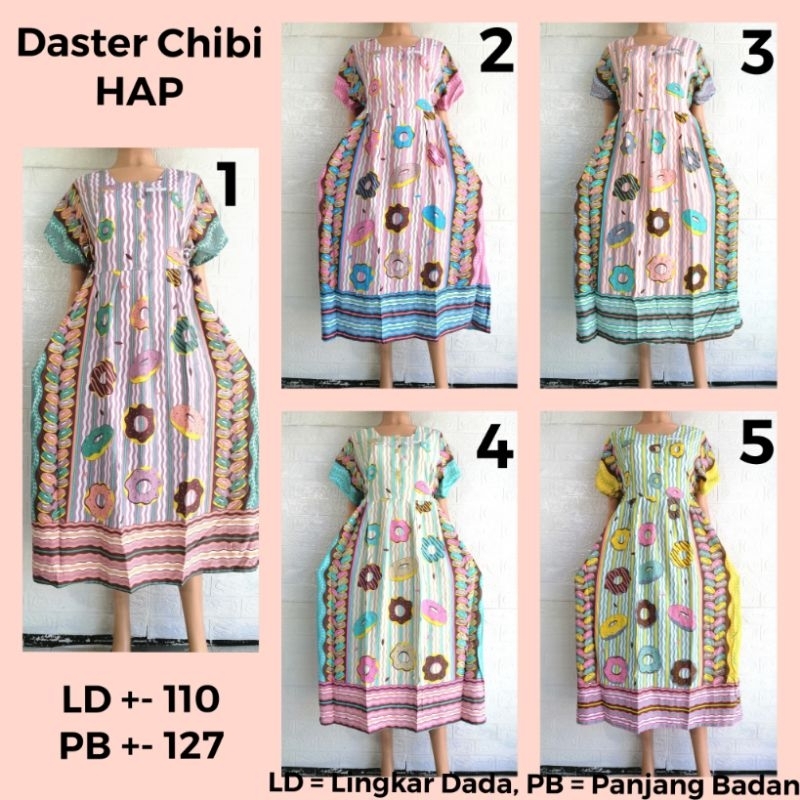 Jual Daster Chibi Lengan HAP Rayon Adem Busui Friendly BU TEJO RMBL+ ...