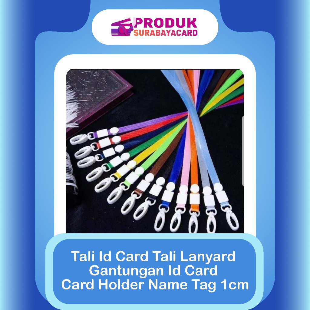 Jual Tali Id Card Tali Lanyard Gantungan Id Card Card Holder Name Tag ...