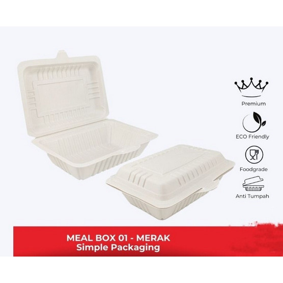 Jual Meal box nasi / kotak lunch box polos skat 01 bento 88/skat 4 ...