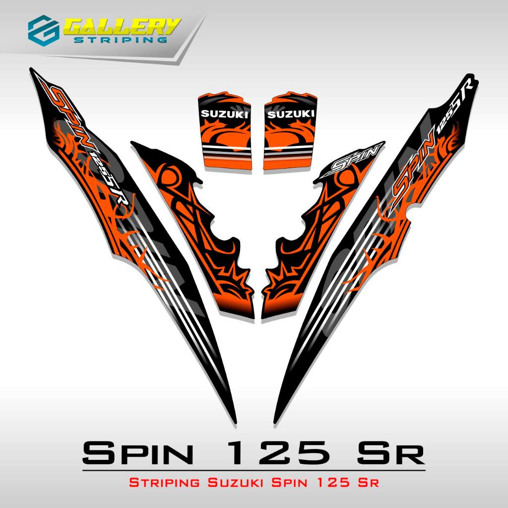 Jual Striping Spin 125 SR Motif 5 Stiker Suzuki Spin 2006-2010 | Shopee ...