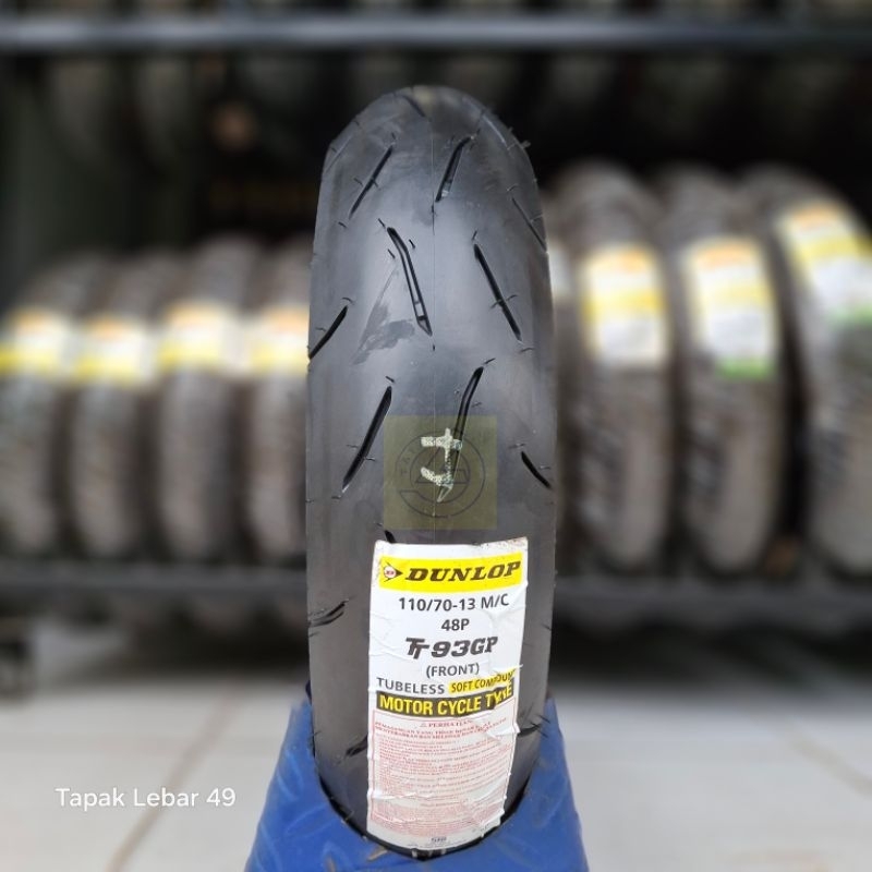 Jual Ban Balap Racing DUNLOP TT93 GP 110.70.13 Rim 13 Front Yamaha NMAX Ban Harian Balap ...