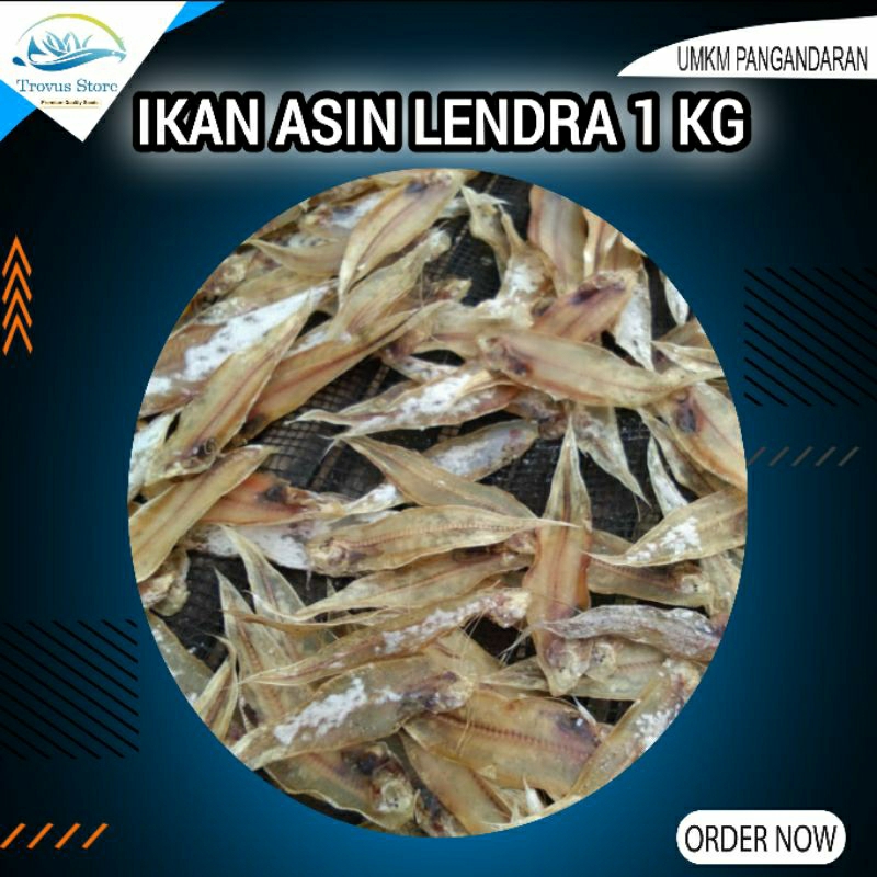 Jual Ikan Asin Lendra Belah Kecil 1 Kg Kualitas Premium Super Bersih ...