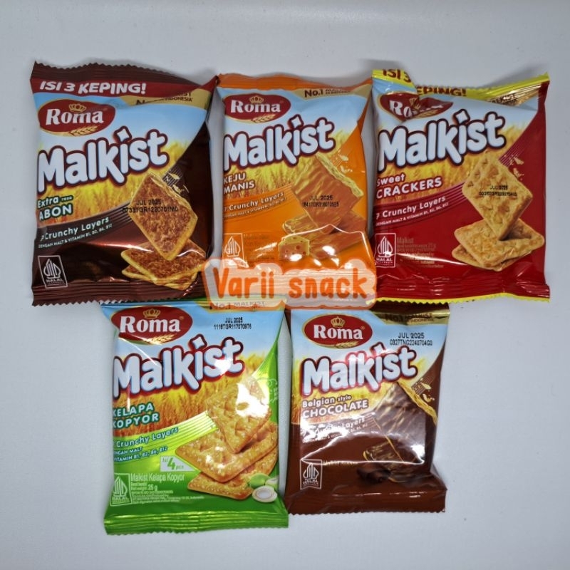 Jual roma malkis Renceng All Varian Rasa 1 Renceng Isi 10 pcs | Shopee ...