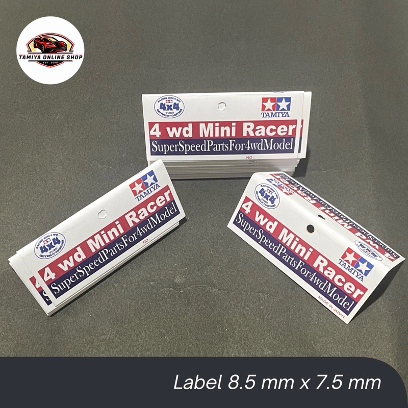 Jual Hang Tag Tamiya Kertas Label Tamiya Label Gantung Uk. 8.5 cm x 7.5 ...