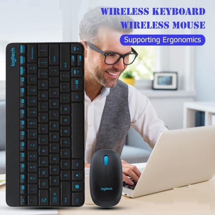 Jual LOGITECH MK245 Keyboard dan Mouse Set Nano Wireless komputer dan ...