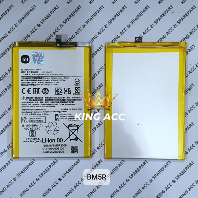 Jual BATERAI BATRE BATTERY XIAOMI REDMI 12 5G / BM-5R / BM5R | Shopee Indonesia