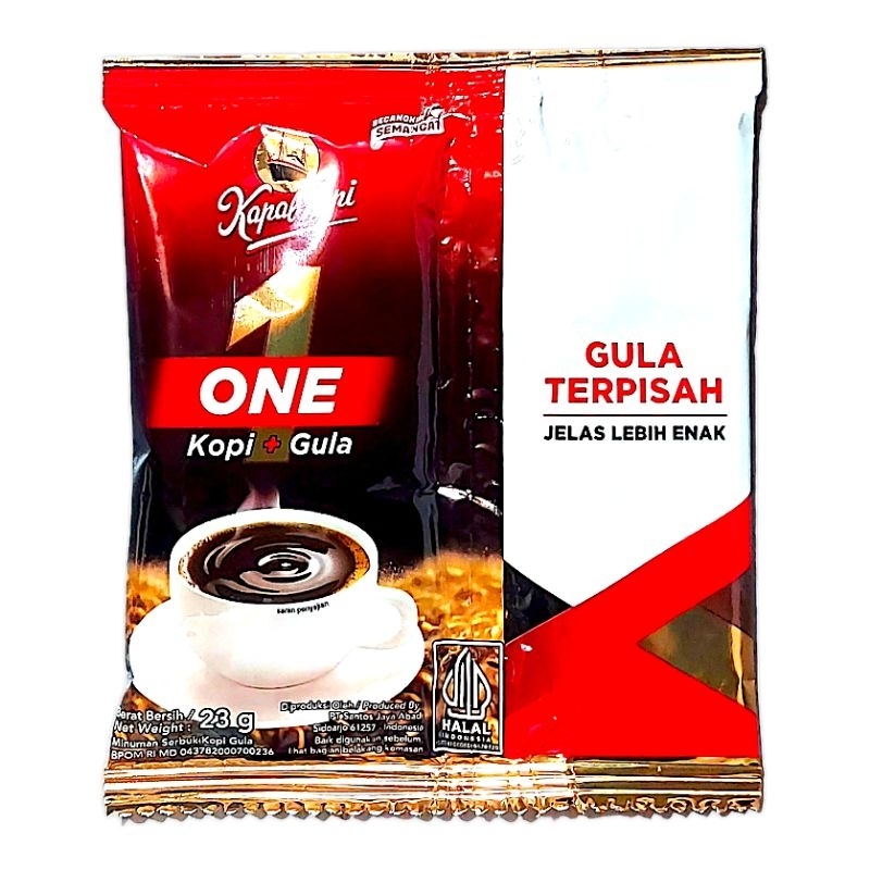 Jual Kopi KAPAL API ONE Kopi Plus Gula Dengan GULA TERPISAH Kapal Api ...