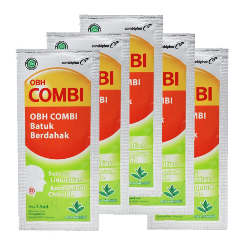 Jual OBH Combi Batuk Berdahak Menthol Sirup Sachet 7.5mL | Shopee Indonesia