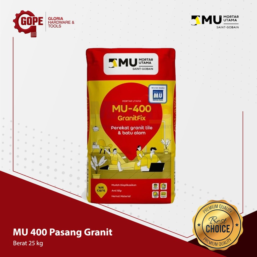 Jual Mu 400 Mortar Utama Semen Perekat Granit Dan Keramik Dinding ...