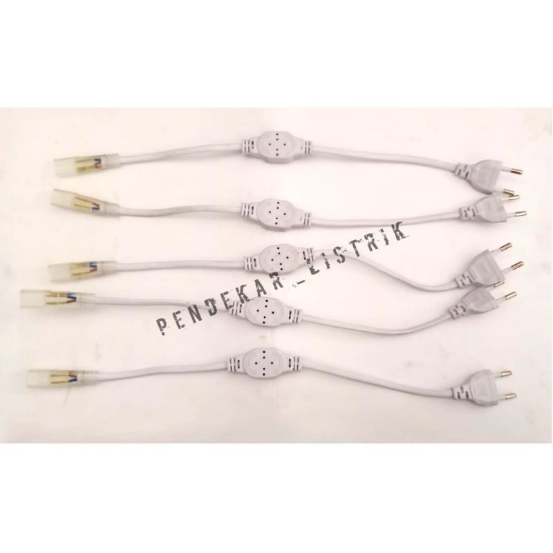 Jual Adaptor Socket Colokan Lampu LED Strip 220V Tusukan Model Jarum ...