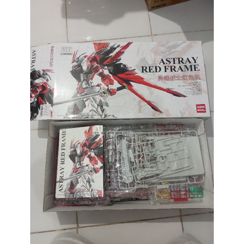Jual MG astray red frame flight type daban | Shopee Indonesia