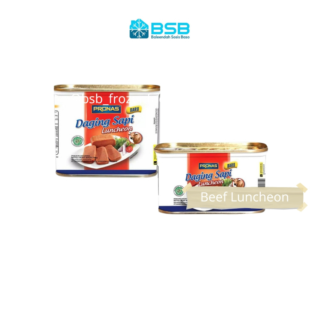 Jual PRONAS Beef Luncheon Daging Sapi Blok Dalam Kaleng serbaguna 198 ...