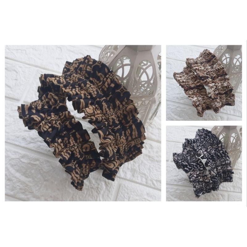 Jual Bando ruffles motif batik | Shopee Indonesia