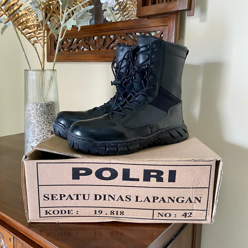 Jual SEPATU PDL DINAS LAPANGAN JATAH POLRI ORIGINAL | Shopee Indonesia