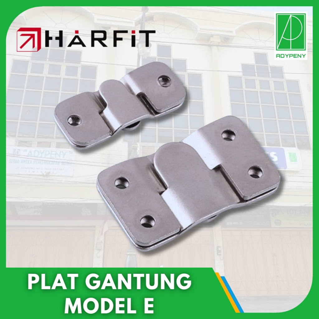 Jual Plat Bracket Gantung Model E Harfit Breket Ambalan Meja Papan ...
