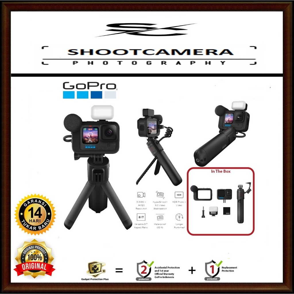 Jual GOPRO HERO 12 BLACK - GOPRO HERO 12 CREATOR EDITION COMBO RESMI ...