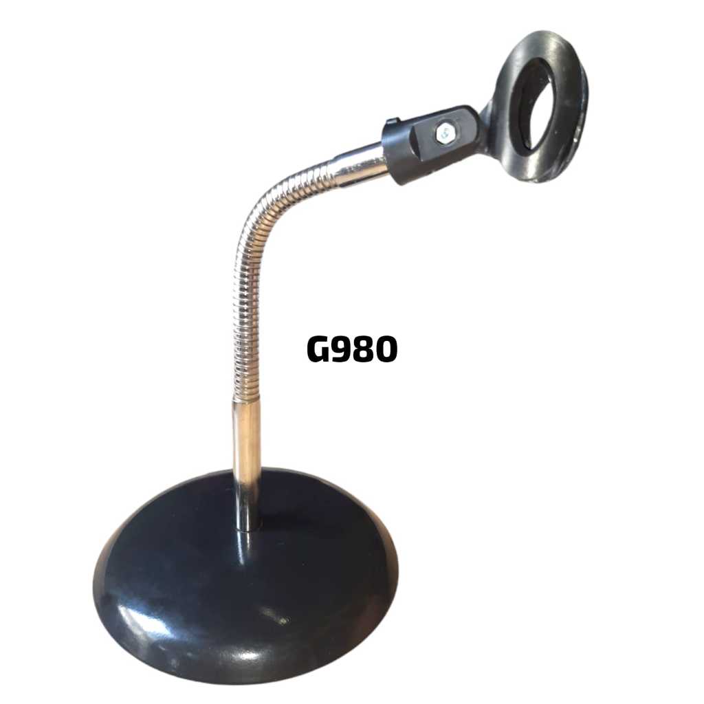 Jual G980 STAND MIC MEJA FULL BESI HOLDER MIK TABLE MIX PENYANGGA TIANG ...