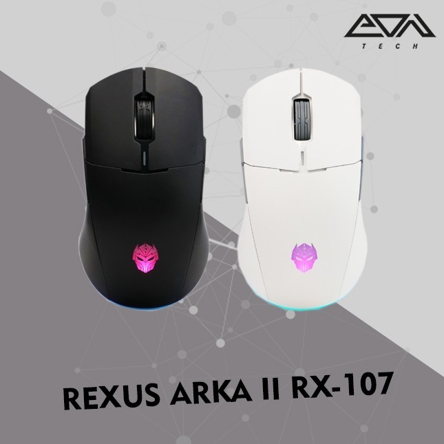 Jual Rexus ARKA II RX-107 Wireless Gaming Mouse - Dual Connection ...