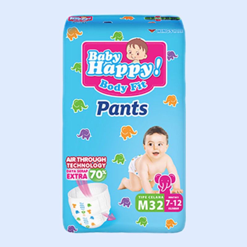 Jual Pampers popok baby happy area JATENG S M L XL XXL | Shopee Indonesia