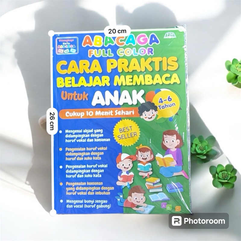 Jual Buku ABACAGA Anak Full colour 4- 6 Th Original ( BESAR ) | Shopee ...