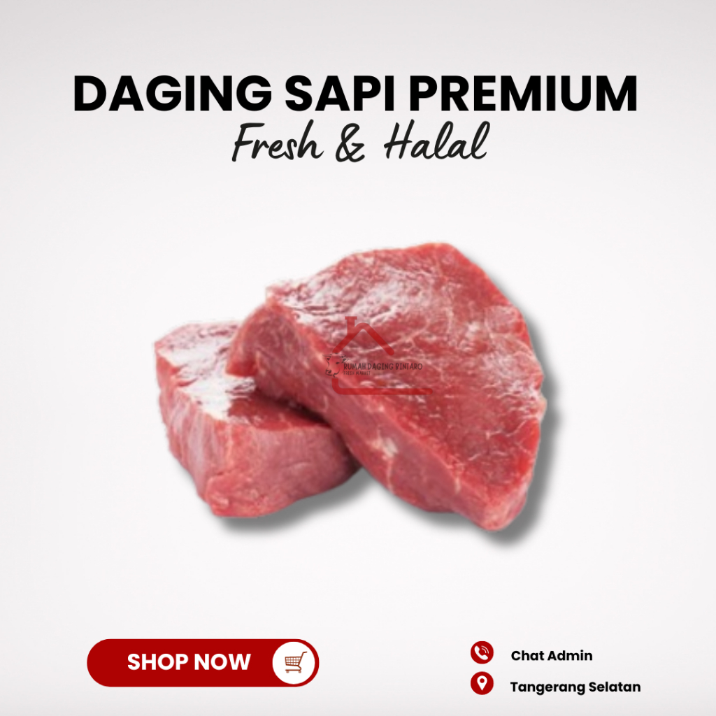Jual Daging Rendang Premium Tanpa Lemak Fresh Halal 1kg Tangerang ...