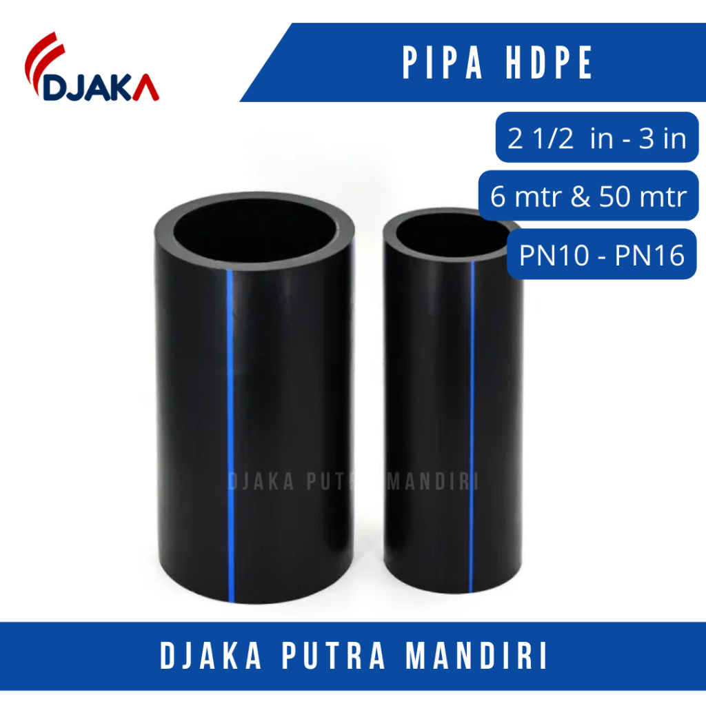 Jual Pipa hdpe 2 1/2 inchi - 3 inchi rol 50 meter | Shopee Indonesia