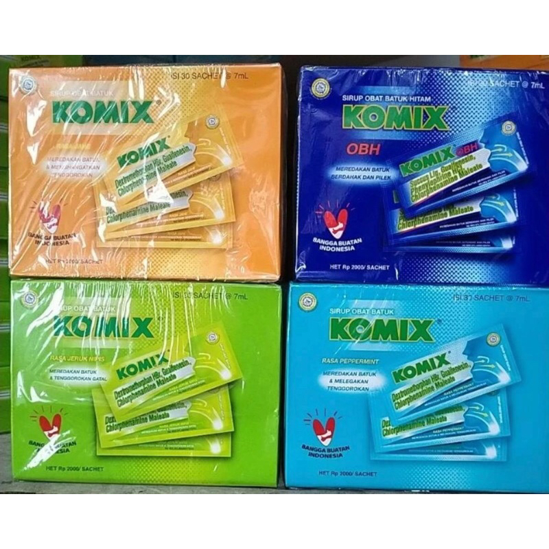 Jual KOMIX sirup sachet isi 30 sachet (per BOX) | Shopee Indonesia Jual KOMIX sirup sachet isi 30 sachet (per BOX) | Shopee Indonesia